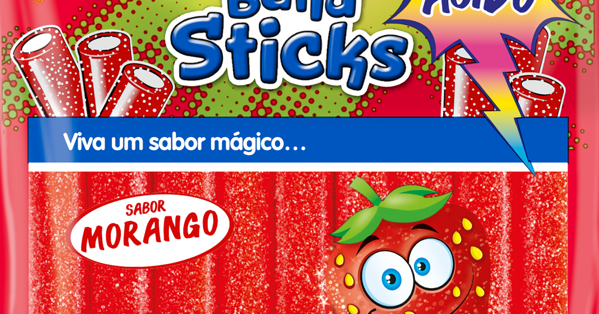 Balla-Sticks Morango Ácido